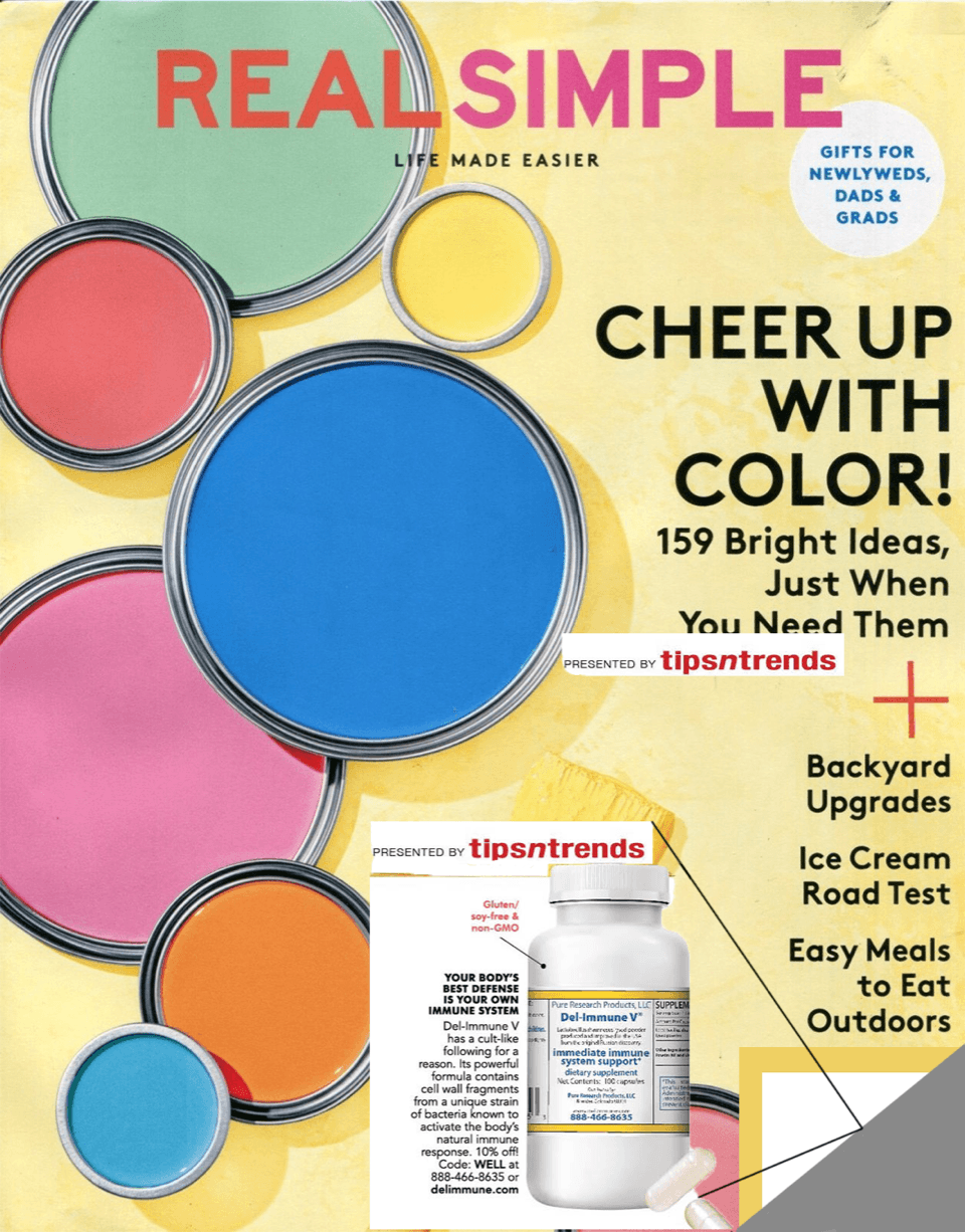 del-IMMUNE V® in Real Simple Magazine! – Stellar Biotics