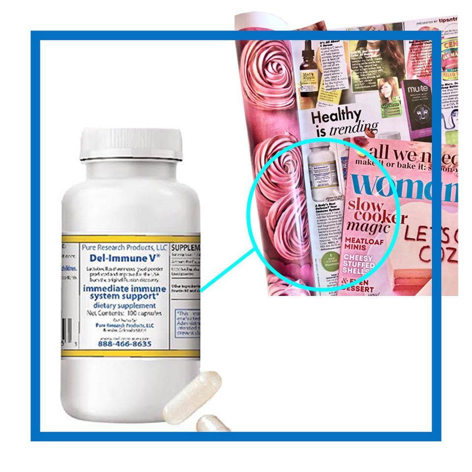 del-IMMUNE V® in Woman's Day! – Stellar Biotics